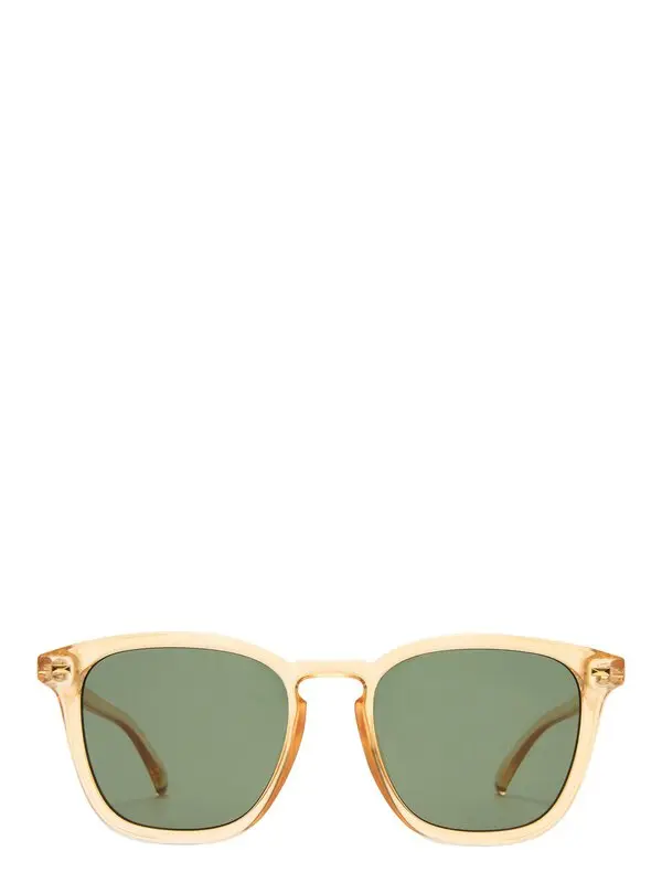 Le Specs Big Deal D-frame Sunglasses - Sand