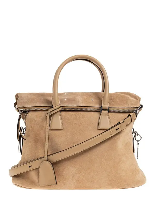 MAISON MARGIELA 5ac Medium Handbag - Beige