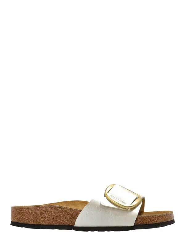 BIRKENSTOCK Big Buckle Slides - Beige