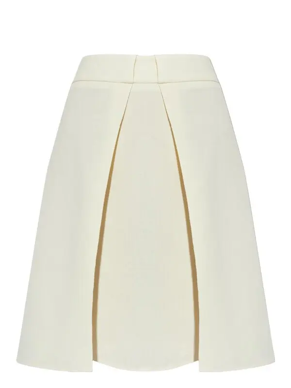 Marni Wool Midi Skirt - Cream