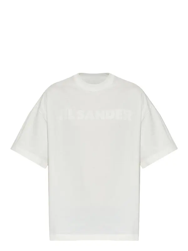 JIL SANDER T-shirt With Printed Logo - White