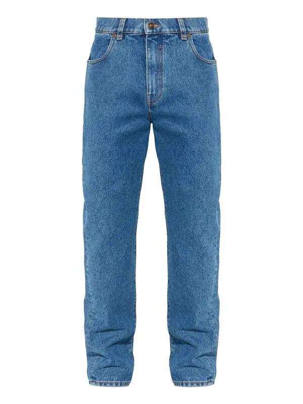 Balmain Tapered-leg Jeans - Blue