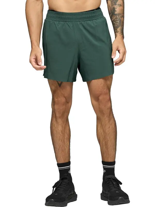 Alo Yoga 5" Adapt Running Short - Clover Green