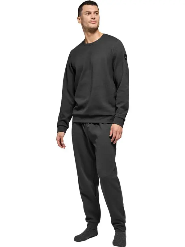 Alo Yoga Waffle Lounge Jogger Pants - Anthracite
