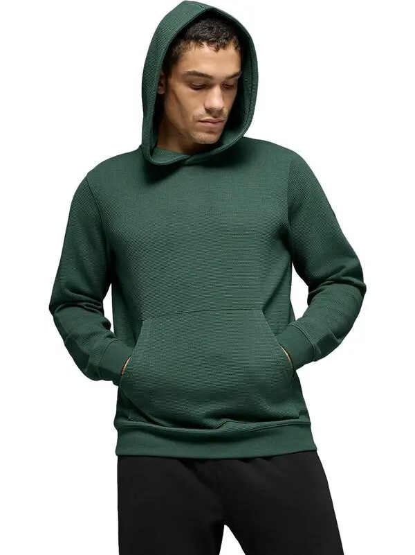 Alo Yoga Waffle Lounge Hoodie - Clover Green