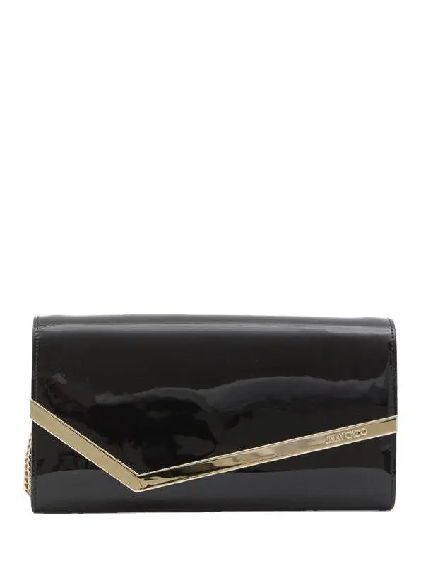 JIMMY CHOO Emmie Clutch - Black
