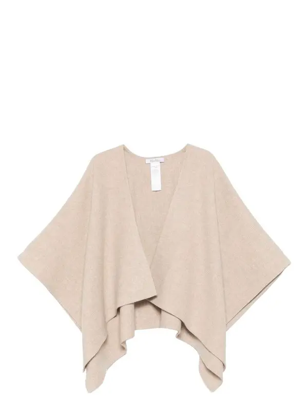 Max Mara Wool Cape - Beige