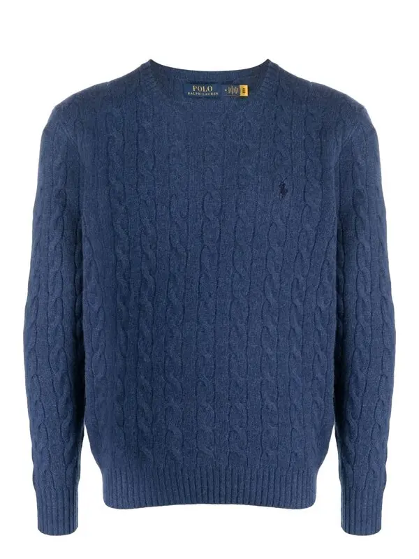 Polo Ralph Lauren Cable Knit Sweater - Blue