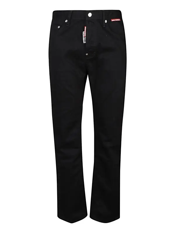 DSQUARED X MAGLIANO Regular Denim Jeans - Black