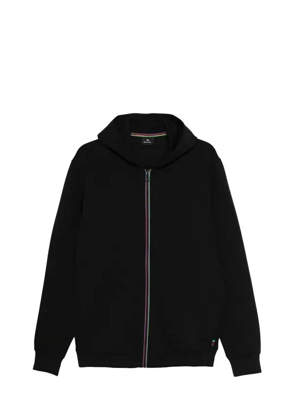Paul Smith Zipped Hoodie - Black
