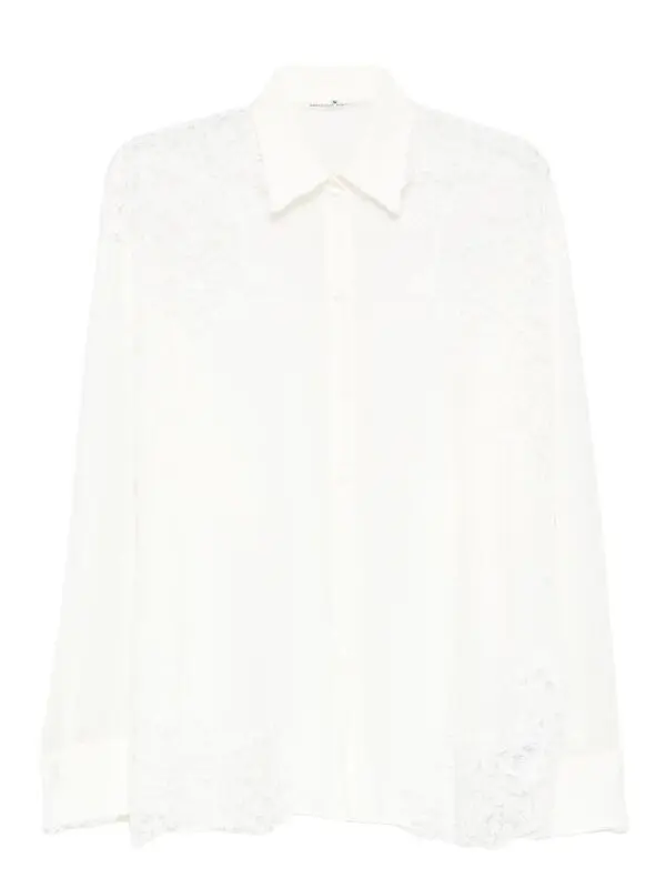 Ermanno Scervino Silk Shirt - White