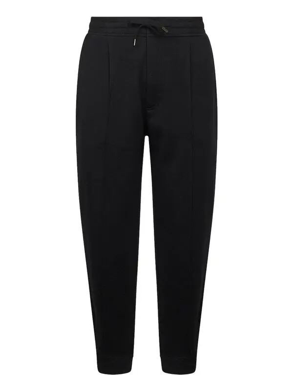 Brunello Cucinelli Cotton-blend Trousers - Black
