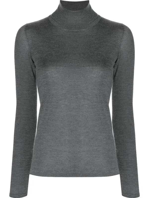Brunello Cucinelli Cashmere Turtle-neck Sweater - Grey