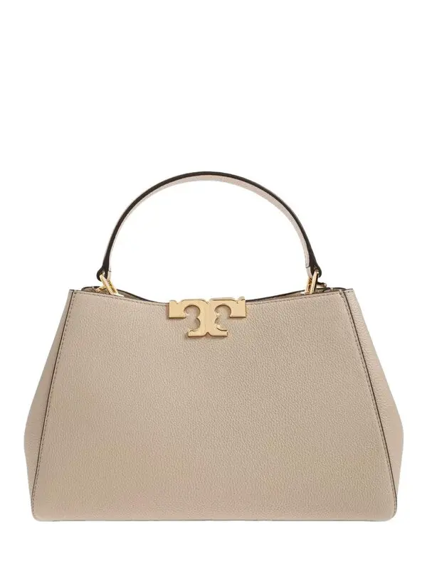 Tory Burch Eleanor Medium Leather Satchel - White