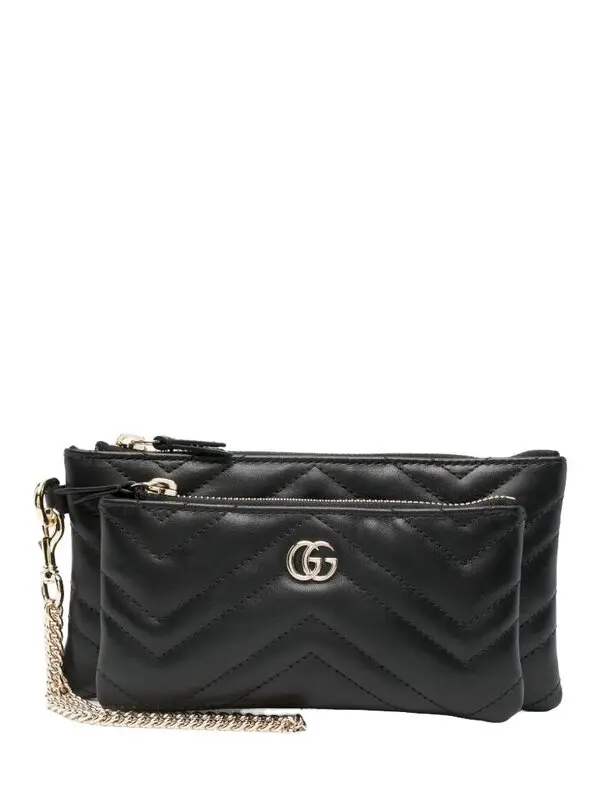 Gucci Gg Marmont Leather Mini Bag - Black