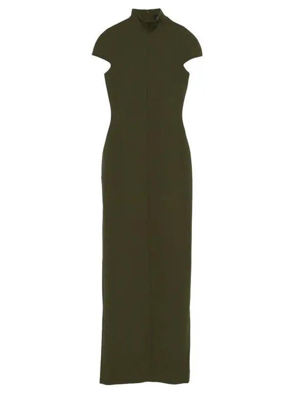 Solace London Lang Maxi Dress - Green