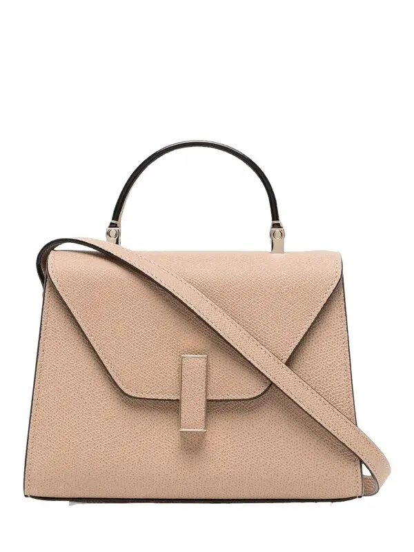 VALEXTRA Iside Micro Leather Handbag - Beige