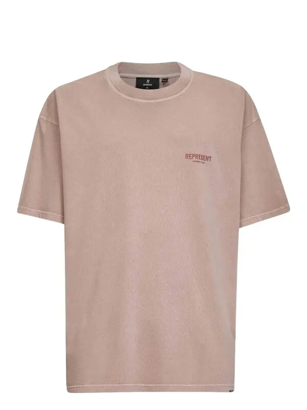 REPRESENT Short-sleeve Logo T-shirt - Beige