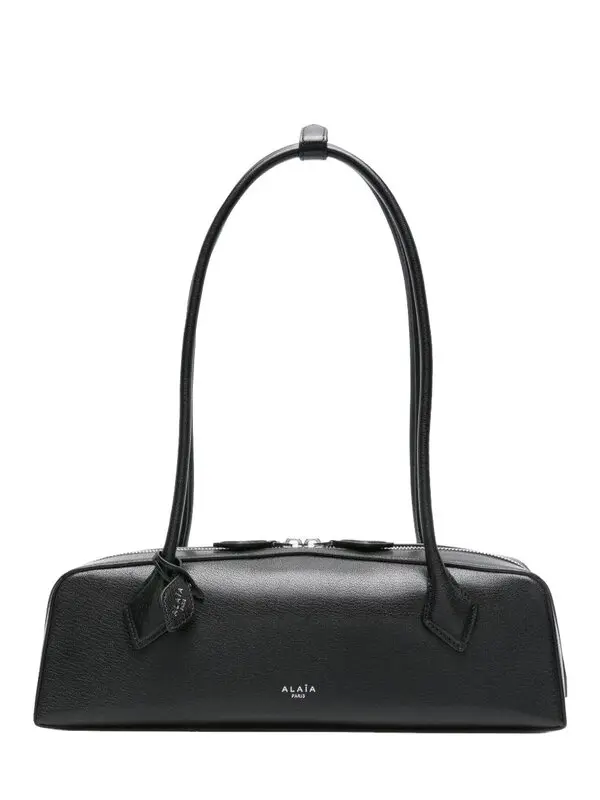 Alaïa Le Teckel Medium Leather Shoulder Bag - Black