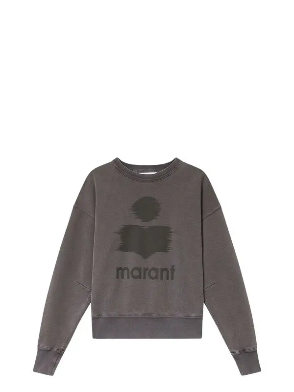MARANT ETOILE Mobyli Cotton Sweatshirt - Grey