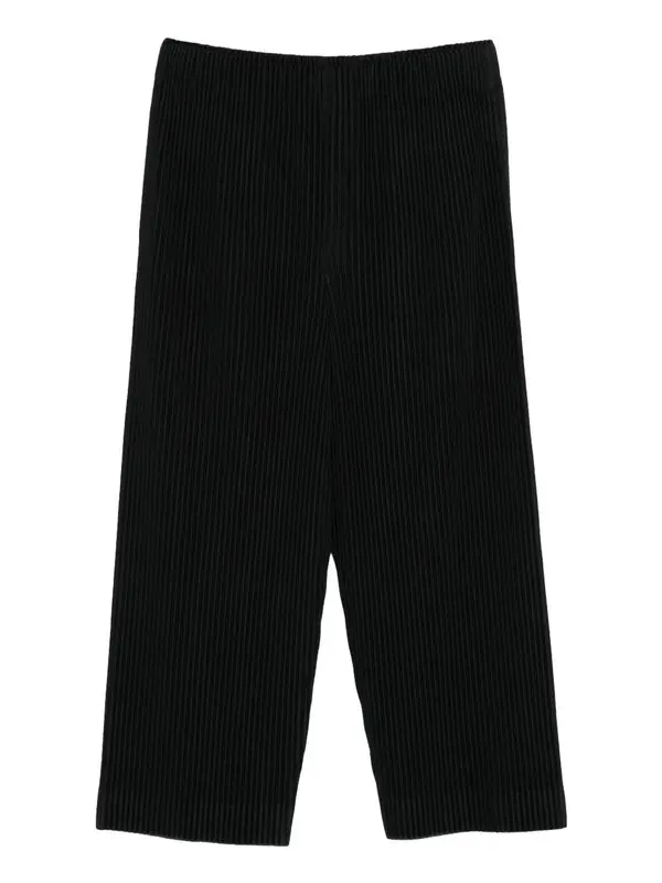 Issey Miyake Straight-leg Trousers - Black