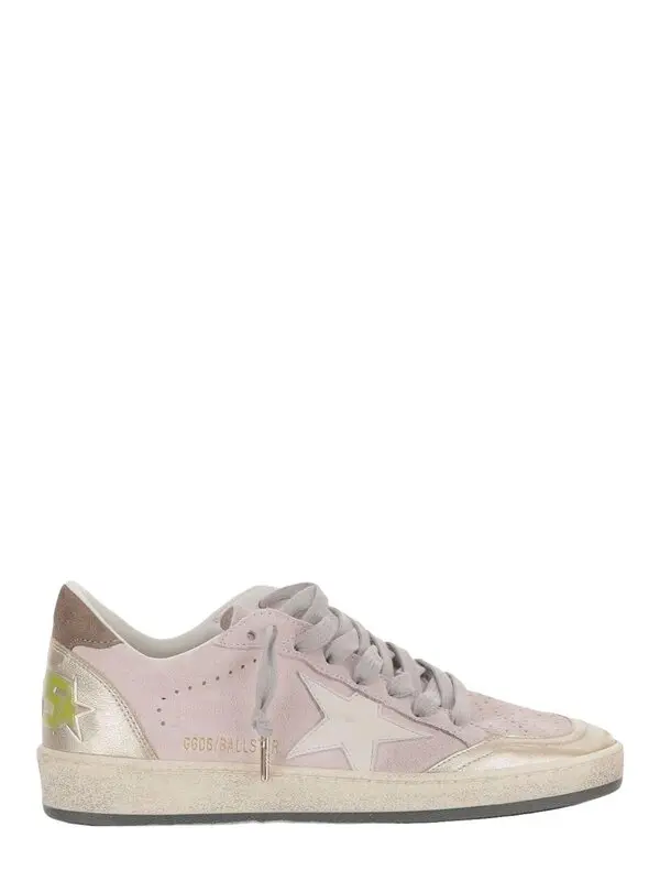 GOLDEN GOOSE Ball Star Leather Sneakers - Pink