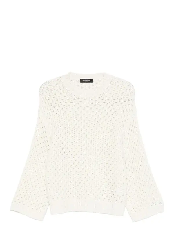 Fabiana Filippi Wool Blend Sweater - Beige