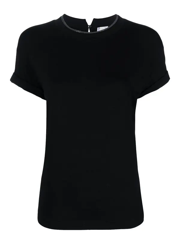 Brunello Cucinelli Cotton T-shirt - Black