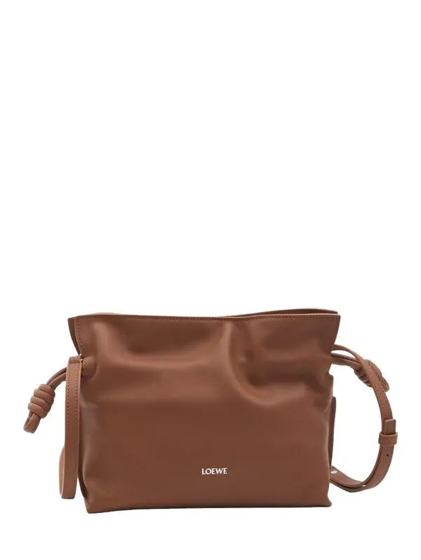 Loewe Flamenco Leather Mini Clutch - Brown