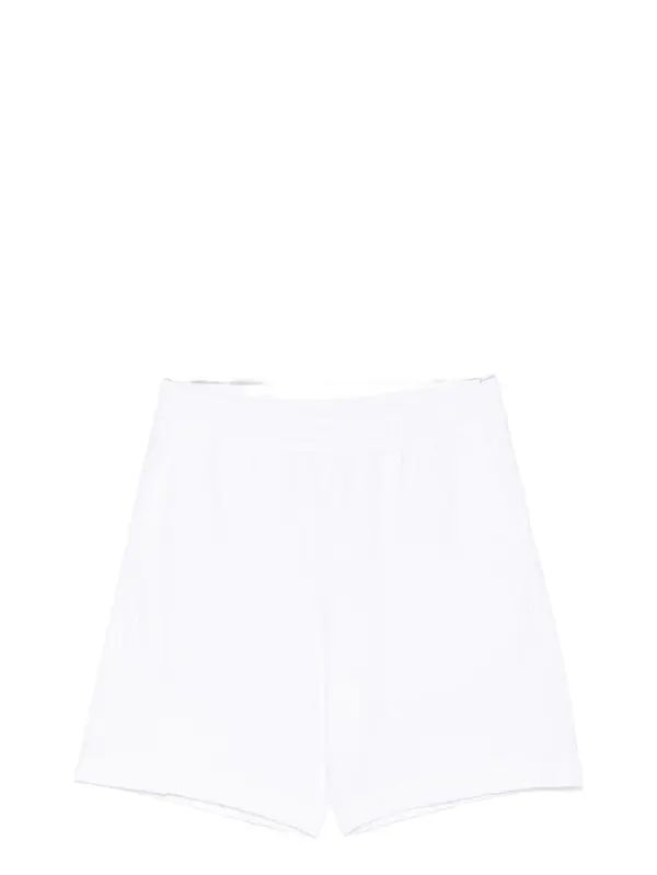 Givenchy Logo Cotton Shorts - White