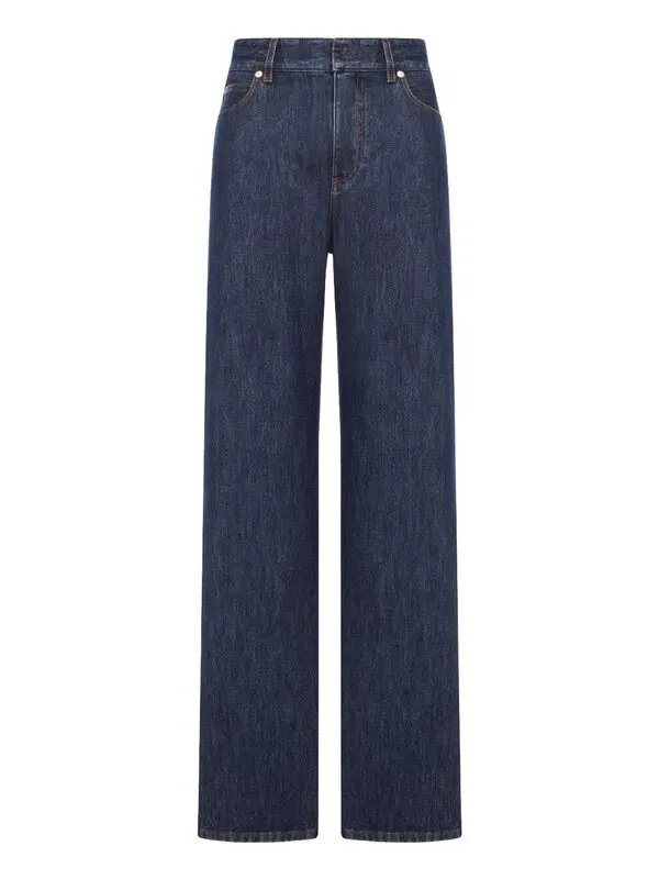 Fendi Denim Cotton Jeans - Blue