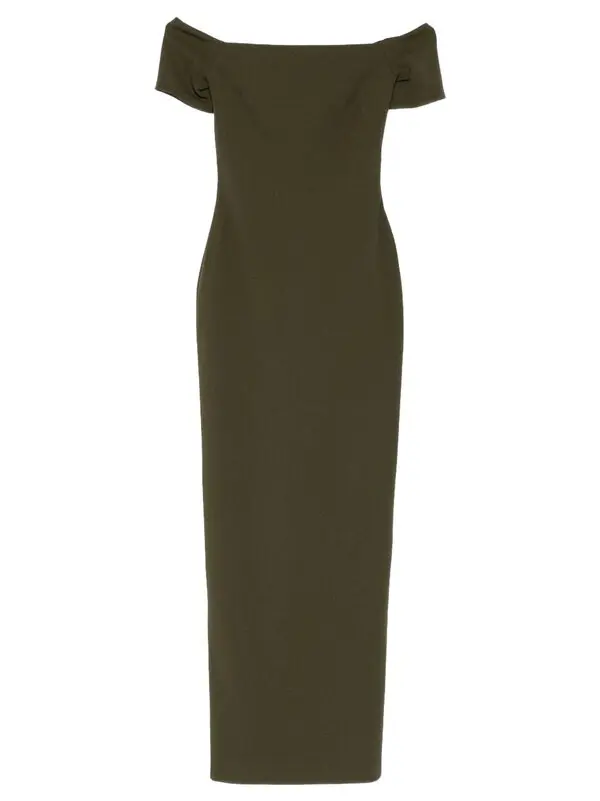 Solace London Nile Maxi Dress - Green