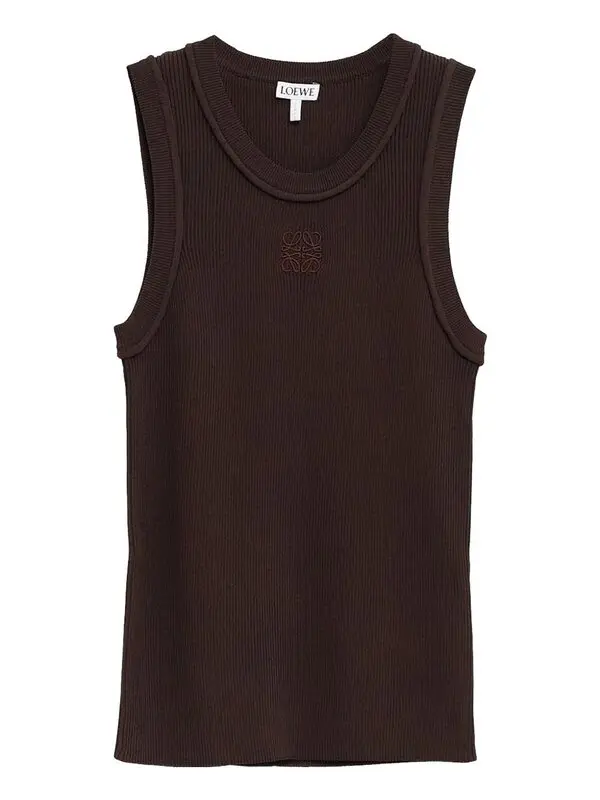 Loewe Anagram Tank Top - Brown