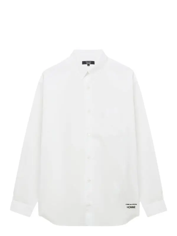 Comme Des Garçons Cotton Shirt - White