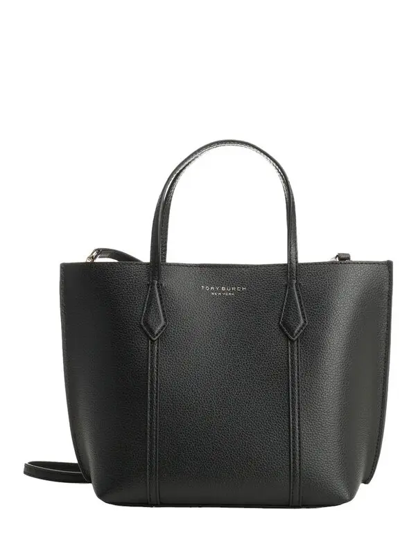 Tory Burch Perry Small Leather Tote - Black