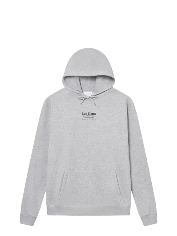LES DEUX Hoodie Established - Grey
