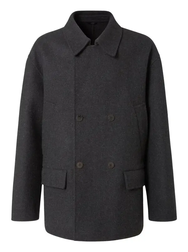 Fendi Double-breasted Coat - Grey