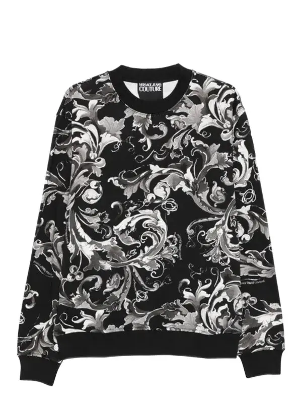 Versace Printed Sweetshirt - Black