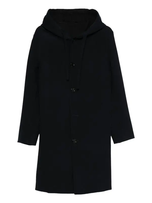 LARDINI Wool Coat - Blue