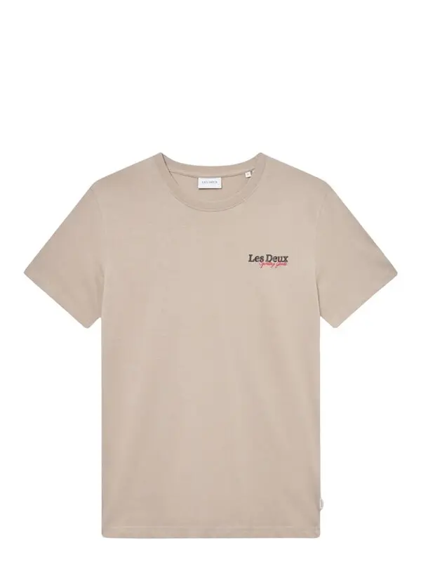 LES DEUX T-shirt Racing - Beige