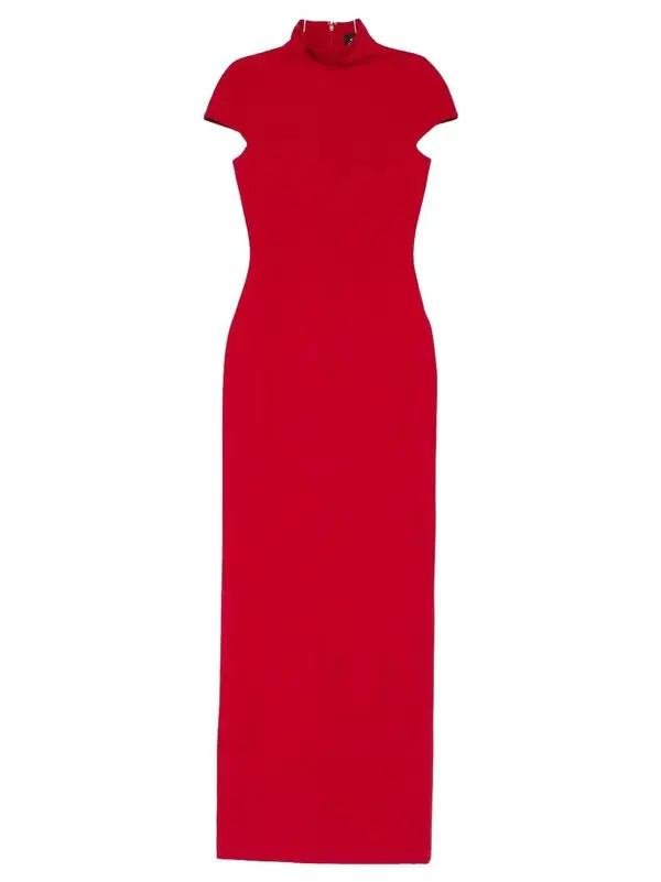Solace London Lang Maxi Dress - Red