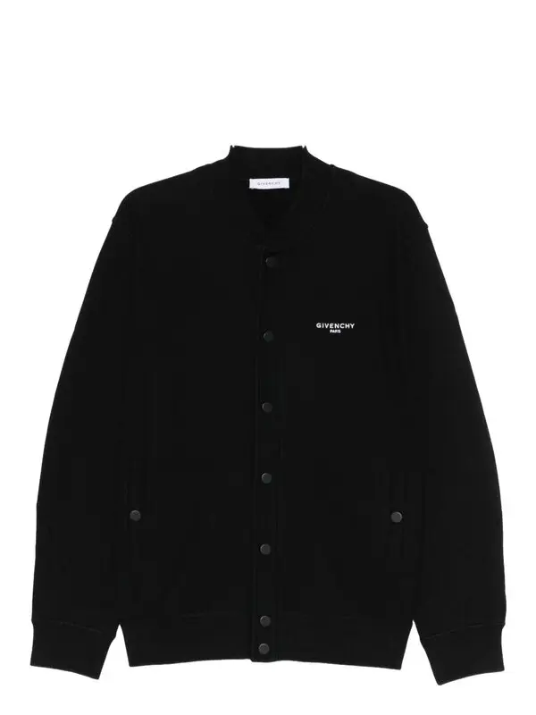 Givenchy Cotton Cardigan - Black