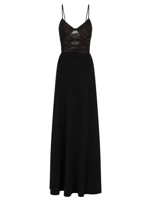 Emporio Armani Long Dress - Black