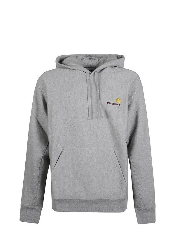 Carhartt Work In Progress Hoodie With Logo - Grey