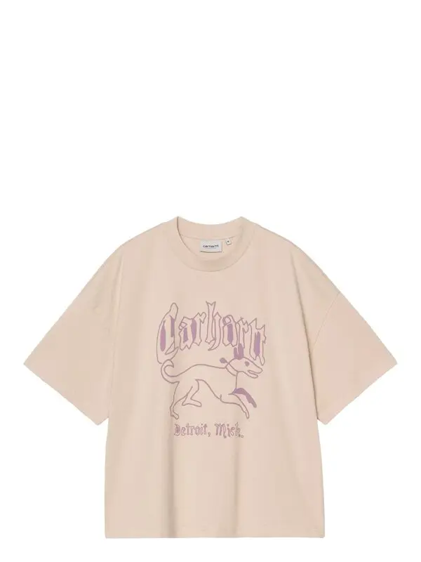 Carhartt Work In Progress S/s Hackwork T-shirt - Beige