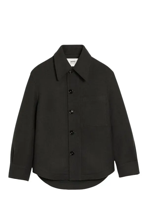 Ami Wool Jacket - Grey
