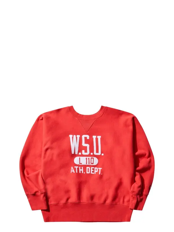 Champion Cotton Crewneck Sweatshirt - Red