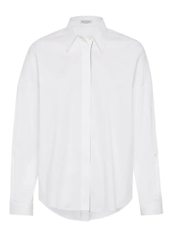 Brunello Cucinelli Cotton Shirt - White