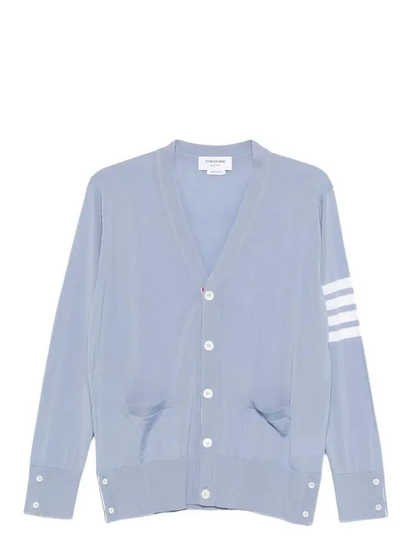 Thom Browne Wool Cardigan - Sky Blue
