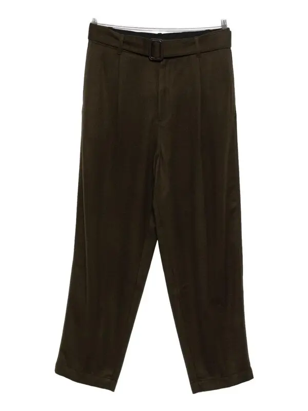 Emporio Armani Wool Trousers - Green